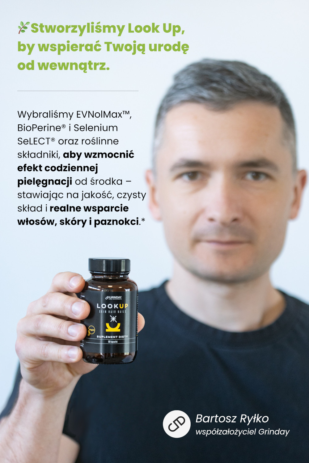 Grinday Look Up - Włosy Skóra Paznokcie - Opatentowane Składniki ...